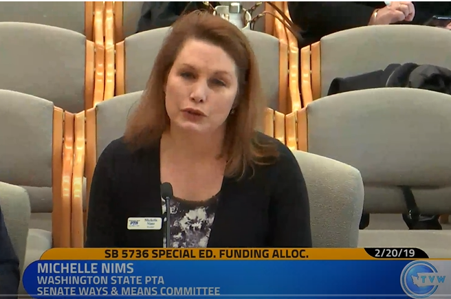 WSPTA Testimony to Senate Ways and Means Committee - WSPTA