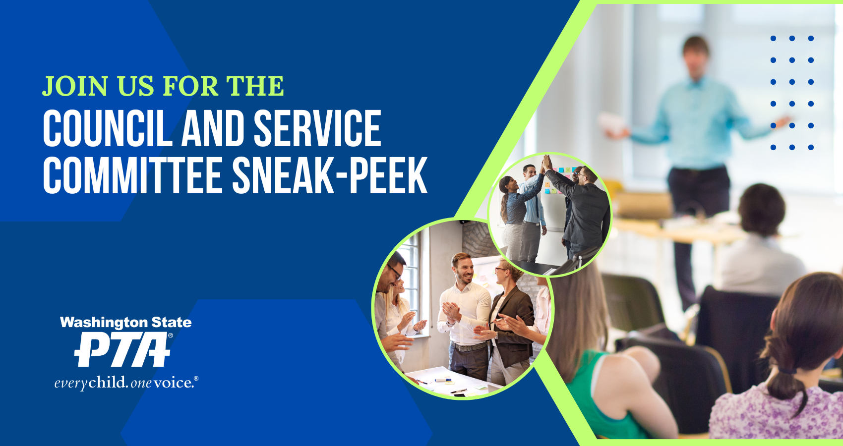 Council and Service Committee Sneak-Peek - WSPTA